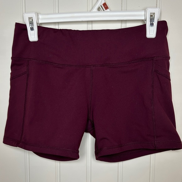 Senita Athletics | Shorts | Senita Burgundy Athletic Pocket Short Large ...